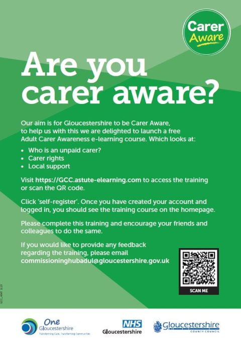 Printable Marketing - Gloucestershire Carers Hub
